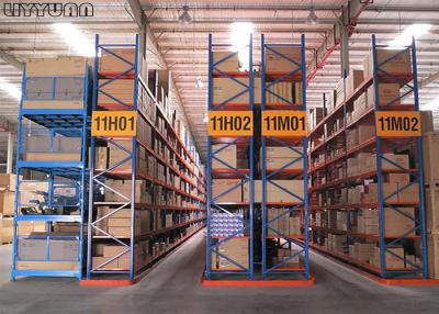 China Powder Coated Very Narrow Aisle Racking Height 800-1500mm Depth 1.5-2.5mm for sale