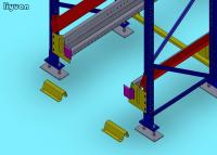 China Metal Structure Very Narrow Aisle Racking VNA Pallet Shelving ISO9001 Approved for sale