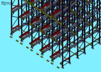 China Metal Heavy Duty Industrial Racking Very Narrow Aisle VNA Pallet Shelving for sale