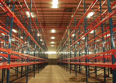 China VNA Very Narrow Aisle Racking Blue Orange Stainless Steel Metal 500-5000KGS for sale