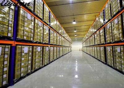 China Steel Rolled Very Narrow Aisle Racking Optional Colors Industrial Equipment for sale
