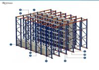 China Robot Welding Very Narrow Aisle Pallet Racking , Warehouse Rack System Accessories Included for sale