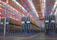 China Optional Color VNA Racking , Narrow Aisle Pallet Racking Steel Rolled Craft for sale