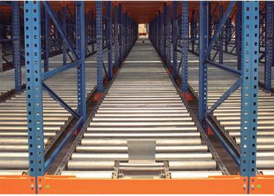 China Heavy Duty Gravity Flow Pallet Rack Sliding Racking RAL System Anti - Rust for sale