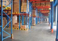China Easy Operation Heavy Duty Pallet Racks 4.5T Per Layer Steel Racking System for sale