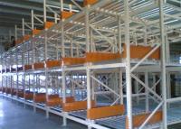 China Cold Rolled Q235B Gravity Flow Pallet Rack Steel Conveyor Rollers Fifo Sliding Shelves for sale