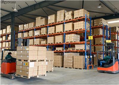 China Orange Coating Heavy Duty Pallet Racks High Capacity Easy Installation for sale