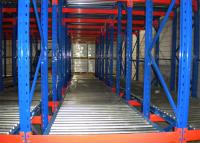 China First In First Out Racking System , Gravity Flow Rack In Warehouse Optional Dimension for sale