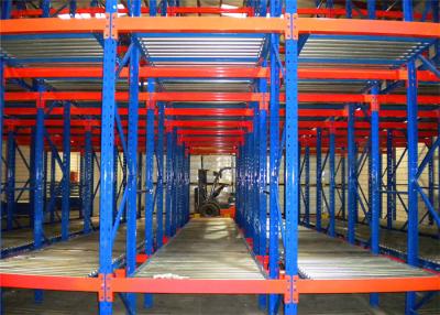 China Warehouse Gravity Flow Pallet Racks Fed Rack System Steel Heavy Duty Racking for sale