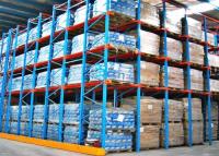 China Safety Handling Drive Through Pallet Racking , Drive In Drive Through Racking System for sale