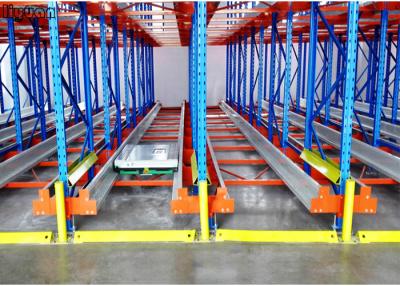 China Radio Shuttle Selective Pallet Racking System Cold Rolled Shock Resistance for sale