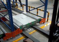China Powder Coated Radio Shuttle System , Automated Pallet Storage Systems Optional Color for sale