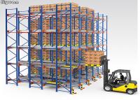 China Powder Coated Radio Shuttle System , Automated Pallet Storage Systems Optional Color for sale