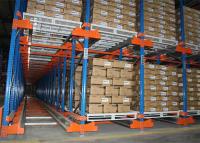 China Semi - Automatic Radio Shuttle Racking Storage System Heavy Duty 800-5000kgs for sale