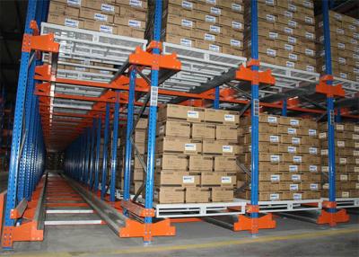 China Semi - Automatic Radio Shuttle Racking Storage System Heavy Duty 800-5000kgs for sale