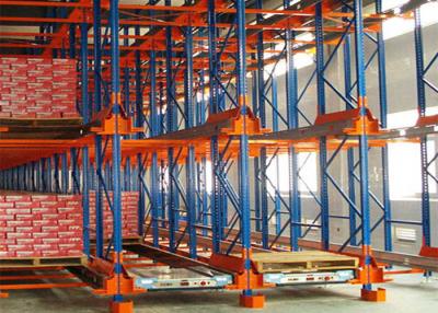 China Radio Controlled Warehouse Metal Storage Racks System Optional Dimension for sale