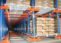 China Safety Radio Shuttle Racking Custom Dimension High Working Efficiency Red Coating for sale
