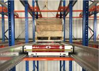 China Safety Automated Pallet Storage Systems , Radio Shuttle Warehouse Metal Racks for sale