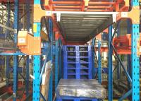 China Heavy Duty Radio Shuttle Racking Q235 Steel Metal Pallet Rack Storage Durable for sale