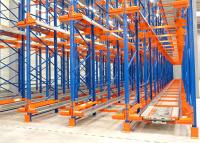 China RAL Color Warehouse Metal Storage Racks , Radio Shuttle System Robot Welding for sale