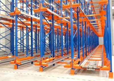 China RAL Color Warehouse Metal Storage Racks , Radio Shuttle System Robot Welding for sale