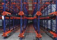 China Easy Operated Radio Shuttle System , Warehouse Metal Racks High Intensive for sale