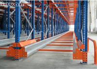 China Steel Radio Shuttle Racking Blue Orange Capacity 1000-5000kgs LIFO FIFO for sale