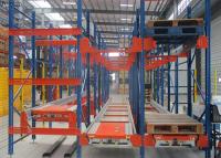 China Steel Radio Shuttle Racking Blue Orange Capacity 1000-5000kgs LIFO FIFO for sale
