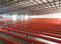 China Storehouse Storage Mezzanine Structure Blue Red Coating Quick Installation for sale