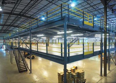 China 1000-5000 Kgs Structural Steel Mezzanine , Steel Mezzanine Floor Construction for sale
