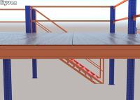 China Depth 1350mm Industrial Mezzanine Floor Storage Steel Attic Style Loft Racking Platform for sale