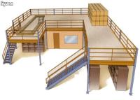 China Optional Color Mezzanine Floor Construction , Warehouse Mezzanine Floor for sale