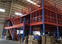 China Powder Coated Industrial Mezzanine Floor Capacity 1000-5000kgs 80*50/100*50mm for sale