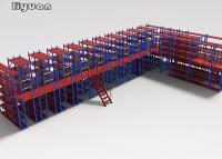 China Q235 Steel Industrial Mezzanine Floor Robot Welding Cold Rolled High Efficiency for sale