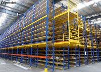China Warehouse Storage Mezzanine Racking System Powder Coated Surface Stable for sale