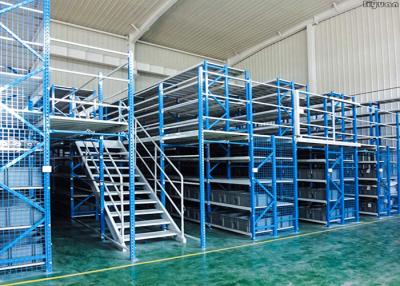 China Customized Storage Mezzanine Racking System Steel Structure Corrosion Protection for sale