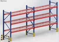 China Wire Mesh Heavy Duty Material Racks , Heavy Duty Pallet Storage Racks Stable for sale