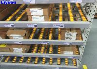 China High Efficiency Carton Flow Rack Plastic Gravity Roller Stainless Steel Q235B for sale