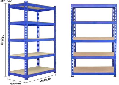 China Capacity 50-100 Kgs Warehouse Storage Racking Metal Shelving Optional Color for sale