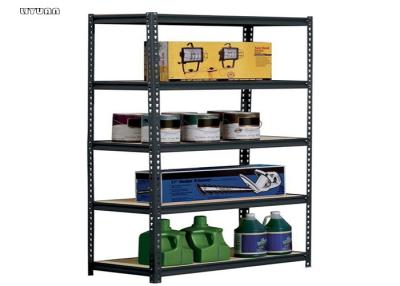 China Plywood Panel Light Duty Metal Shelving Cold Rolled Steel Q235B Easy Installation for sale