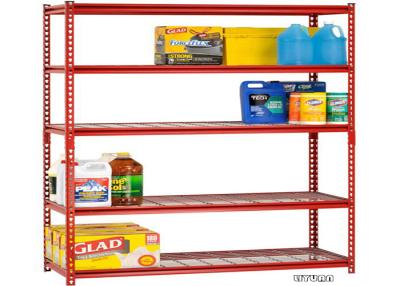 China Powder Coated Light Duty Racking Steel Shelf Panel Customized Dimension for sale