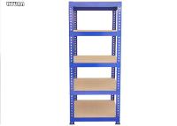 China Black Grey Light Duty Warehouse Shelving , Industrial Warehouse Shelving for sale