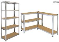 China Multi - Level Stacking Light Duty Racking Metal Q235 Steel Plywood Panel Layer for sale
