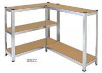 China Multi - Level Stacking Light Duty Racking Metal Q235 Steel Plywood Panel Layer for sale