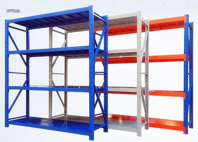 China Anti Rust Industrial Racking Shelves , Metal Warehouse Shelving 200-800 Kgs for sale