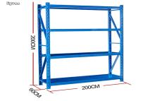 China Anti Rust Industrial Racking Shelves , Metal Warehouse Shelving 200-800 Kgs for sale