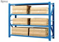 China Custom Q235 Steel Medium Duty Shelving Racking Capacity 200-800 Kgs Anti - Rust for sale