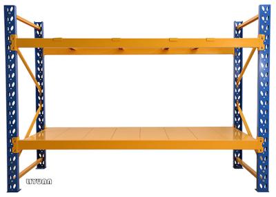 China Anti Corrosion Warehouse Storage Shelves , Industrial Warehouse Shelving Robot Welding for sale