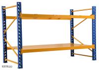 China Anti Corrosion Warehouse Storage Shelves , Industrial Warehouse Shelving Robot Welding for sale