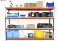China Optional Size Medium Duty Racking System , Warehouse Shelving Racks 200-800 Kgs for sale